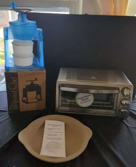 Pampered Chef Burrito Maker, Rada Cutlery Stoneware Baking Stone ...