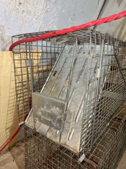 Lot of 2 Metal Live Animal Traps - Ford Brothers, Inc.