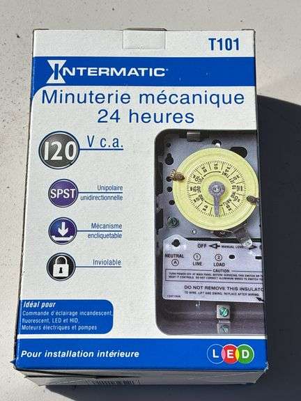 Intermatic T101 24-Hour Mechanical Timer - Ford Brothers, Inc.