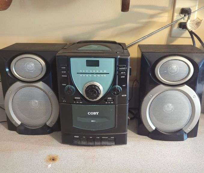 Coby CX-CD400 Mini Home Stereo System with Speakers - Ford Brothers, Inc.