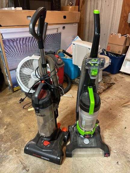 Eureka PowerSpeed NEU180 and Bissell PowerForce Turbo Rewind Pet Vacuum ...