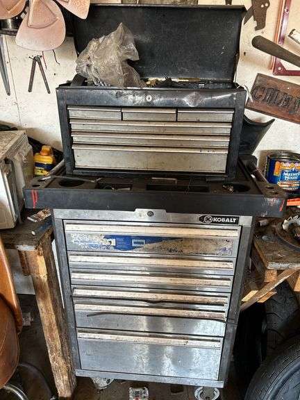 Kobalt Rolling Tool Chest and Top Box Combo with Tools - Ford Brothers ...