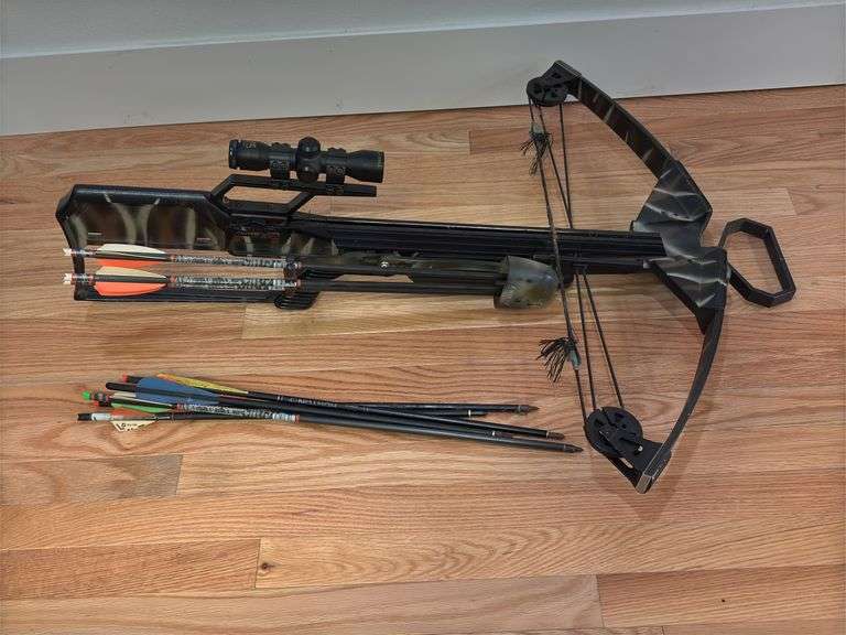 Barnett Demon Crossbow with Scope and Arrows - Ford Brothers, Inc.