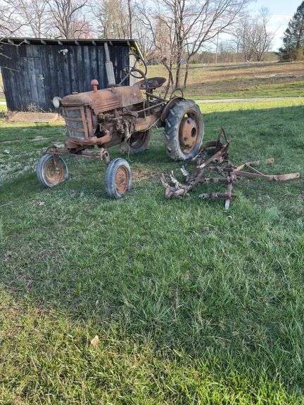 International F Cub Tractor with Cultivator Attachment - Ford Brothers ...