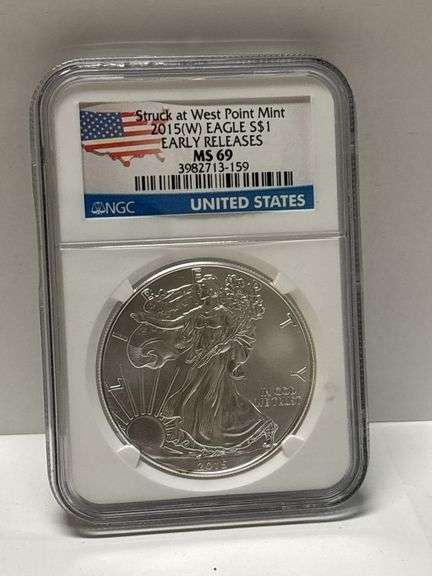 2015 (W) American Silver Eagle $1 - NGC MS 69 - Early Releases - Ford Brothers, Inc.