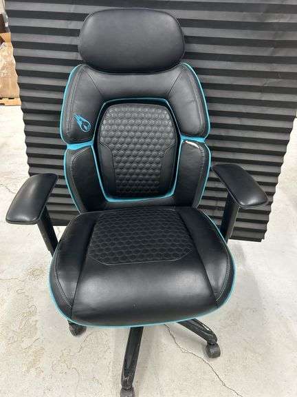 Black and Turquoise Gaming Chair - Ford Brothers, Inc.