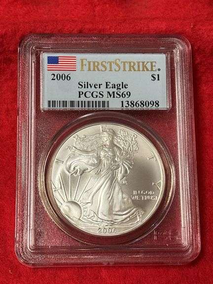 2006 Silver Eagle PCGS MS69 First Strike - Ford Brothers, Inc.