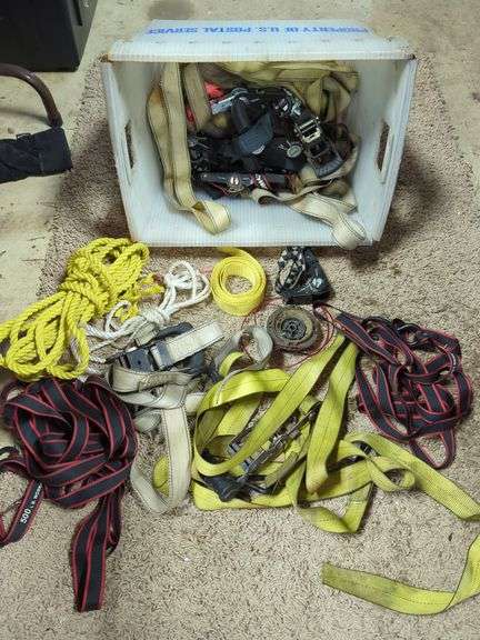 Assorted Tie Down Straps, Ropes and Hardware Lot - Ford Brothers, Inc.