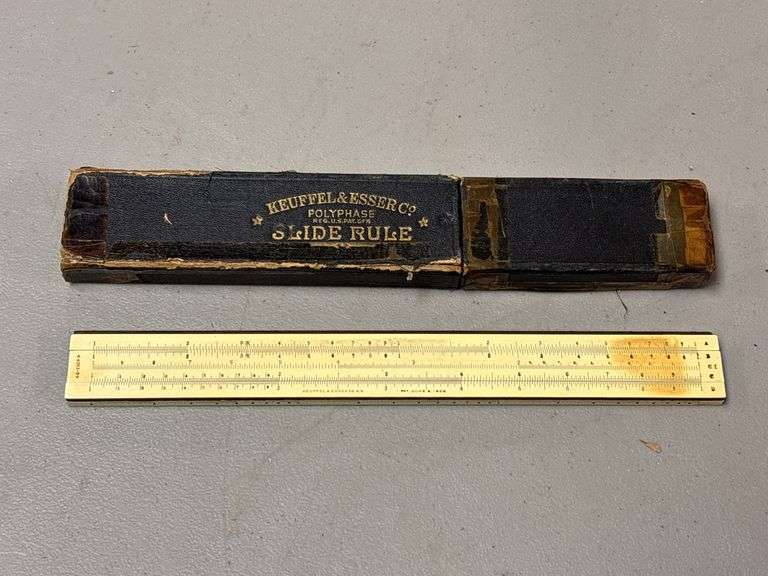 Keuffel & Esser Co. Polyphase Slide Rule with Case - Ford Brothers, Inc.