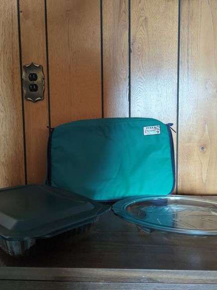 Pyrex Hot/Cold Server Set with Insulated Carrier - Ford Brothers, Inc.