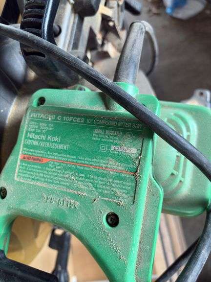 Hitachi C10FCE2 10" Compound Miter Saw - Ford Brothers, Inc.