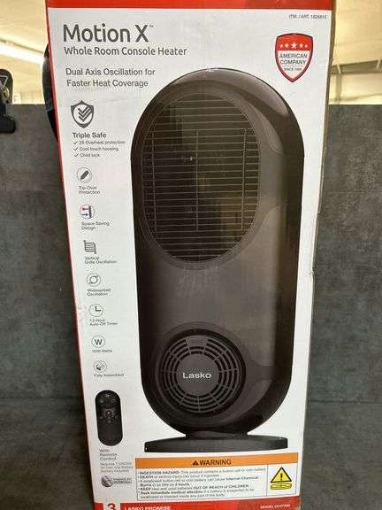 Lasko Motion X Whole Room Console Heater with Remote - Ford Brothers, Inc.