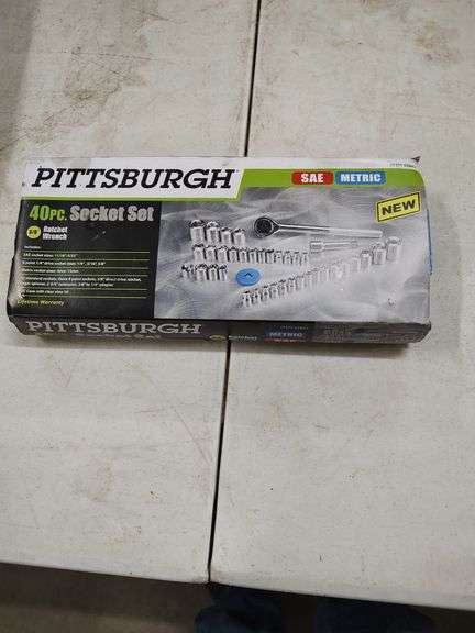 PITTSBURGH 3/8 INCH - 40 PC SOCKET SET - Ford Brothers, Inc.