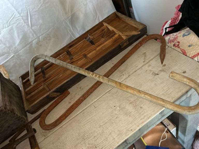 Group of Mixed Hand Tools and Wooden Tool Boxes - Ford Brothers, Inc.