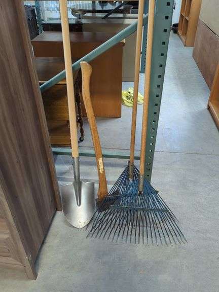 Assorted Garden Tools: Shovel, Rake, and Axe - Ford Brothers, Inc.
