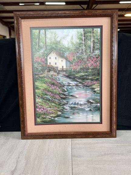 Framed Print "Mill by the Stream" by Sherry Masters - Ford Brothers, Inc.