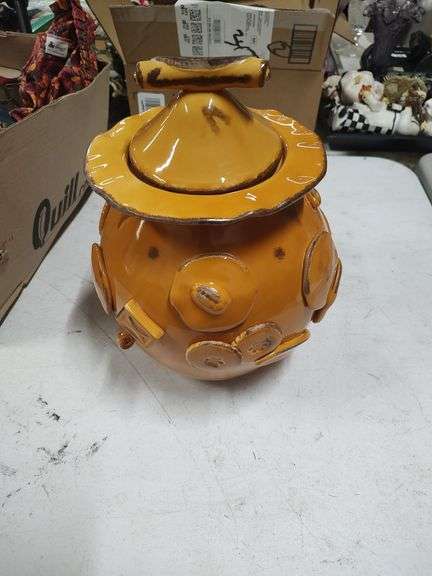 CARMEL CERAMICS COOKIE JAR - 13 INCHES TALL - Ford Brothers, Inc.