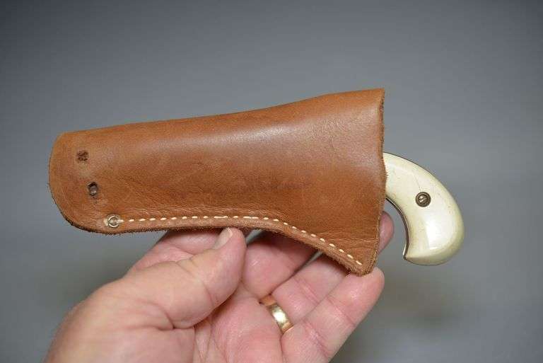 Butler .22 Short Single Shot Pistol With Leather Pocket Holster, - Ford ...