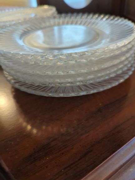 Embossed Glass Compote and Dishes Set - Ford Brothers, Inc.