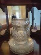 Embossed Glass Compote and Dishes Set - Ford Brothers, Inc.