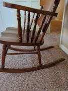 Wooden Rocking Chair with Spindle Details - Ford Brothers, Inc.