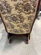Upholstered Floral Rocking Chair with Ottoman - Ford Brothers, Inc.