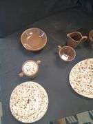 Ceramic Dinnerware Set with Splatter Design - Ford Brothers, Inc.