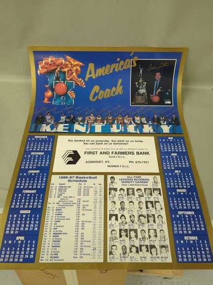 Collection of Kentucky Basketball Posters & Memorabilia - Ford Brothers ...