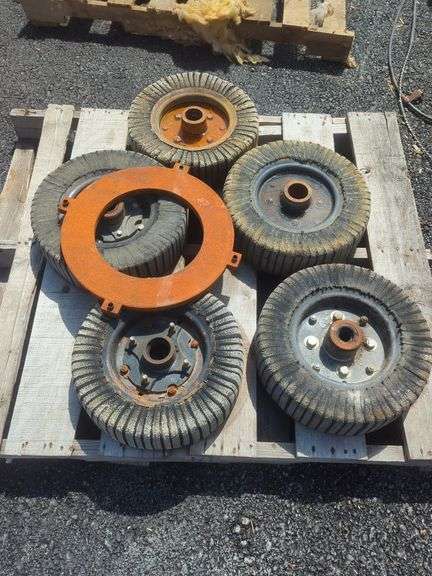 Lot of 6 Buffing Wheels with Mounting Ring - Ford Brothers, Inc.