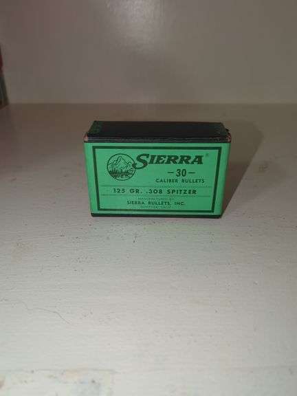 Sierra -30 Caliber .308 Spitzer Bullets - 125 Grain - Ford Brothers, Inc.