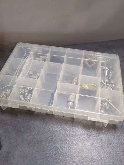 Two Compartment Storage Boxes with Assorted Hardware - Ford Brothers, Inc.