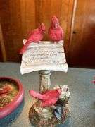 Cardinal Bird Themed Clocks and Figurine Collection - Ford Brothers, Inc.