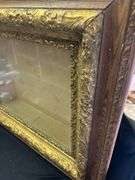 Ornate Shadow Box Display Case with Wood and Gold Tone Frame - Ford ...