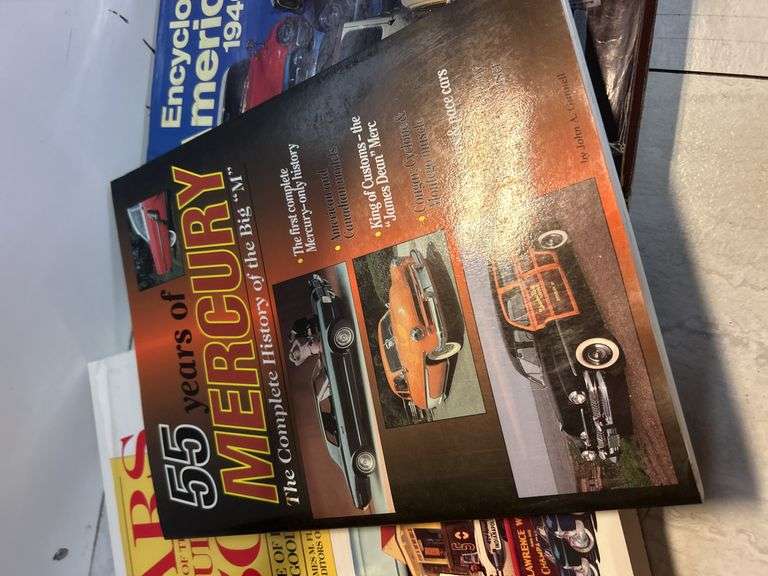 Assorted Car Reference Books: "Cars of the Fabulous 50s", Mercury ...