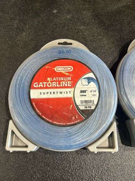 Three Spools of Oregon Platinum Gatorline Supertwist .080" String ...