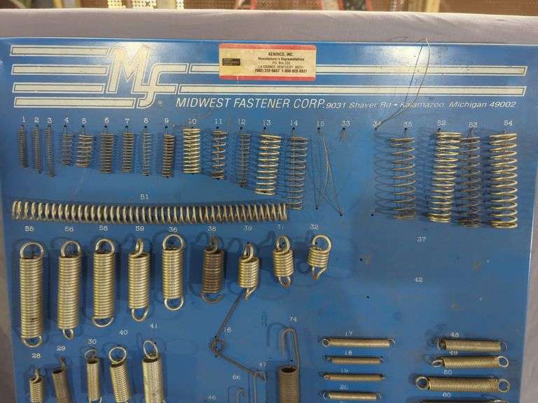 Midwest Fastener Corp. Spring Display Board - Ford Brothers, Inc.