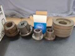 Assorted Machining and Mechanical Components, Bushings, and Pulleys ...