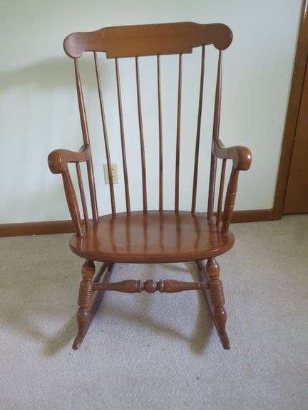 Classic Wooden Spindle Rocking Chair - Ford Brothers, Inc.