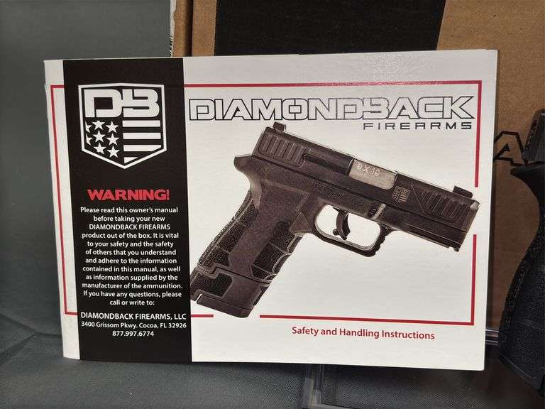 Diamondback DB9 Gen IV 9mm Compact Pistol - Ford Brothers, Inc.