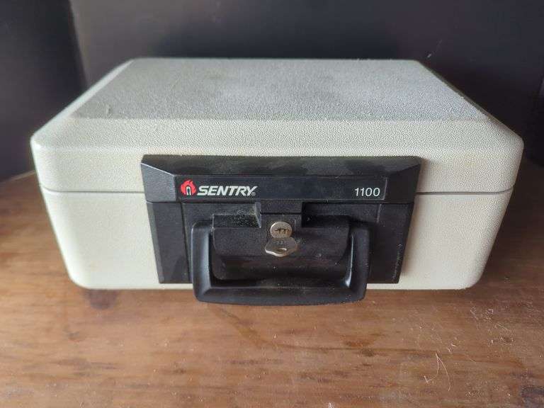 Sentry 1100 Fire Resistant Record Protection Equipment Safe with Key ...