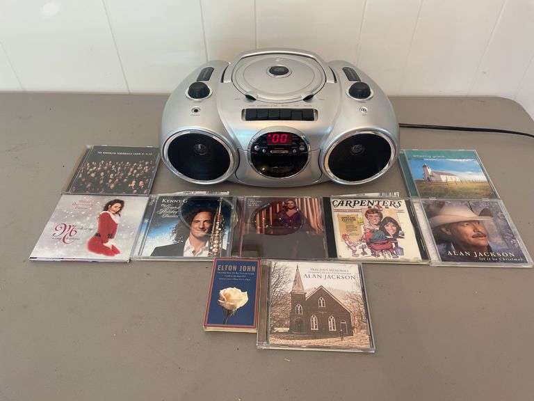 Durabrand CD-2036 AM/FM Cassette CD Player with CDs - Ford Brothers, Inc.