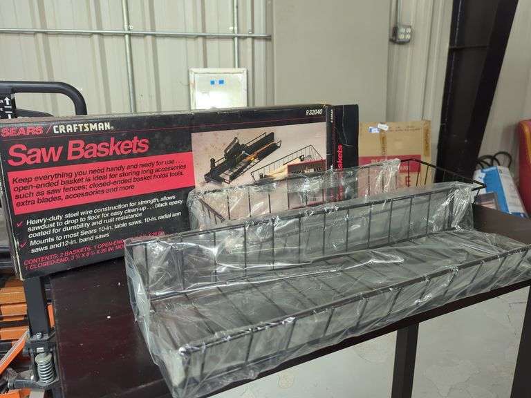 Sears Craftsman Saw Baskets - Heavy Duty Steel Wire Construction - Ford ...