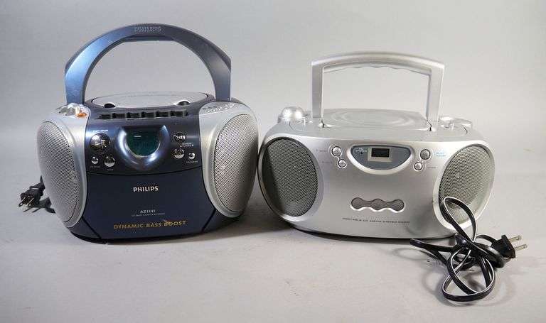 Philips CD Radio Cassette Recorder Model AZ1141, Powers On, And TruTech ...