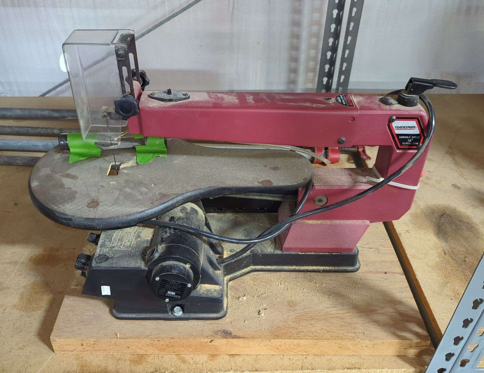 Tradesman 16 scroll saw store