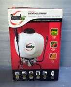 RoundUp Multi-Purpose 4 Gal Backpack Sprayer, In Original Box - Mayo ...
