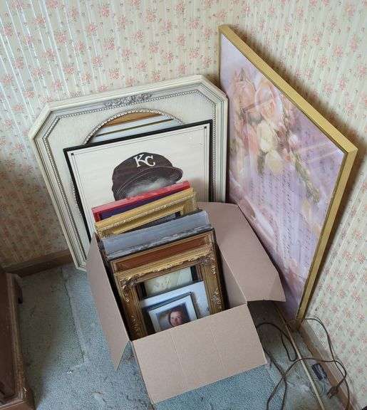 Picture Frame Assortment, Various Sizes And Styles, Approx Qty 18 - Mayo Auction & Realty