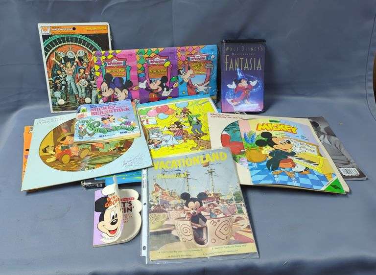 Disney Assortment Including, Walt Disney Picture Disc The Fox And The ...