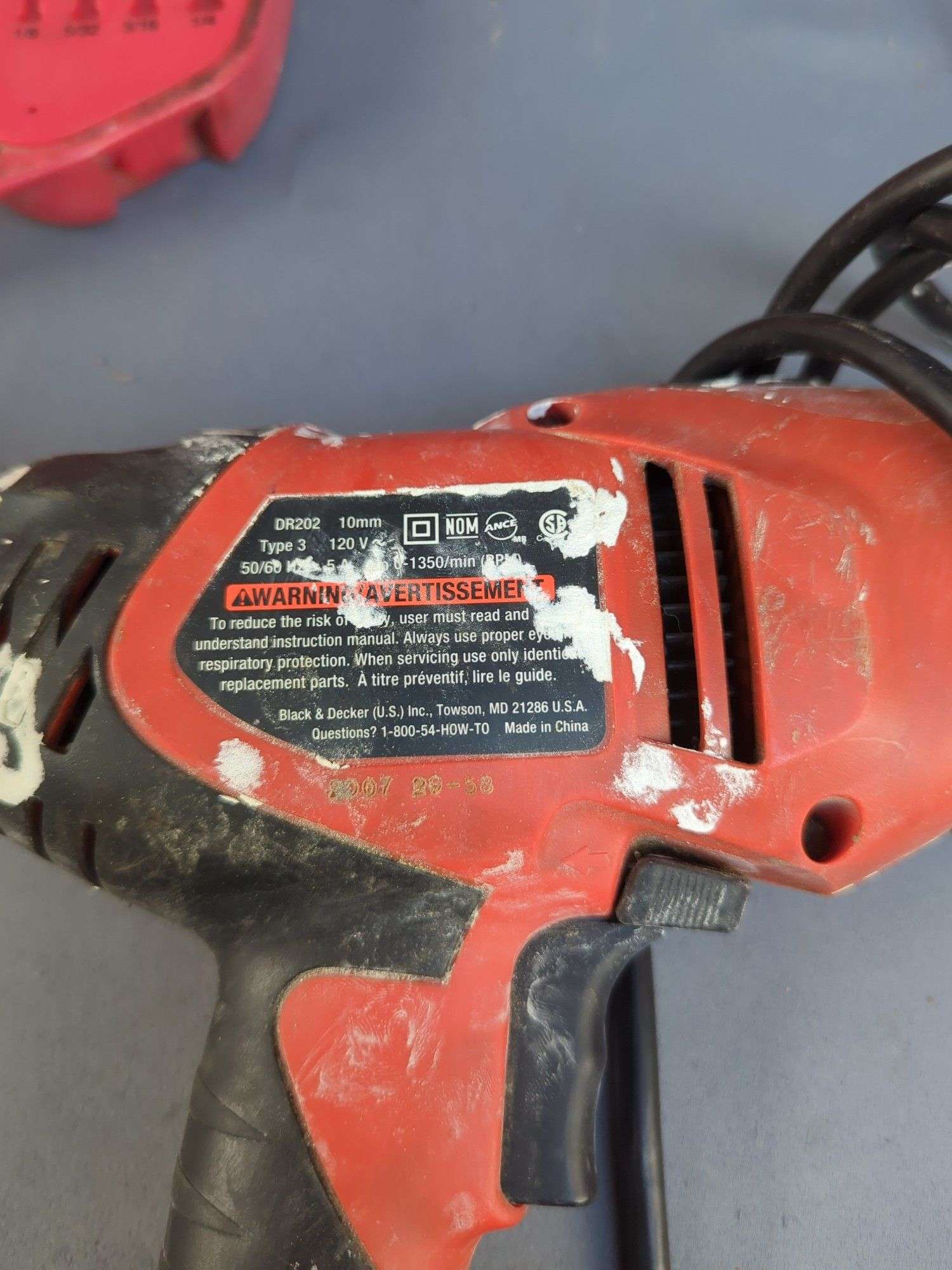 Black and decker dr202 store