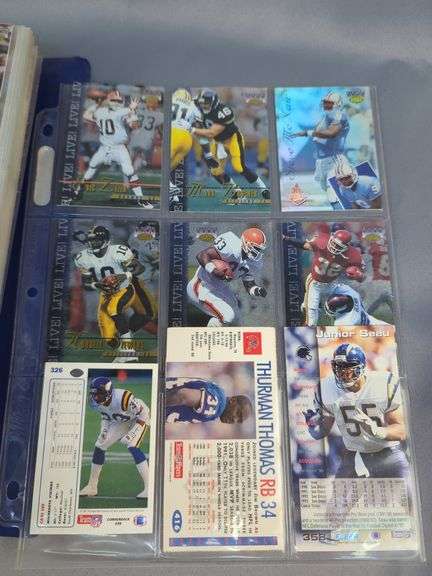 NFL Trading Cards, Includes Drew Bledsoe, Derrick Thomas And More ...