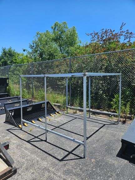 Steel Shipping Frame Crates, Various Sizes And Condition, Qty 8 - Mayo ...
